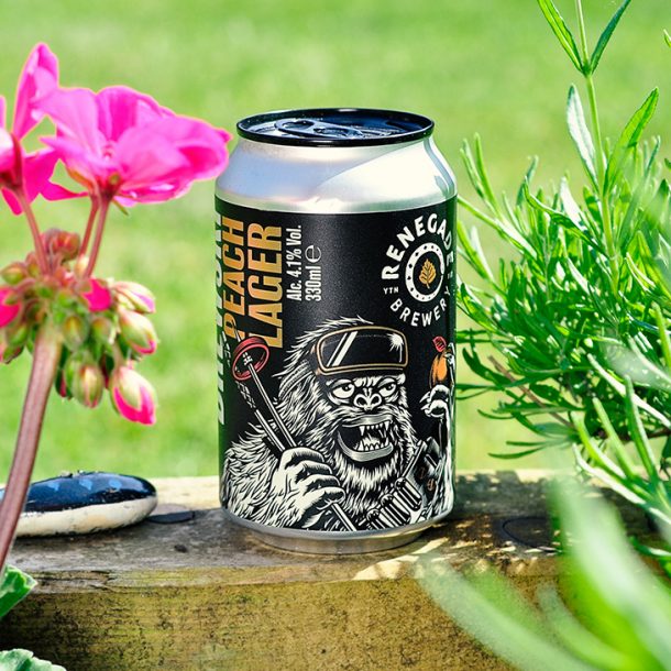 Brewski Peach Lager - The Beer Connoisseur